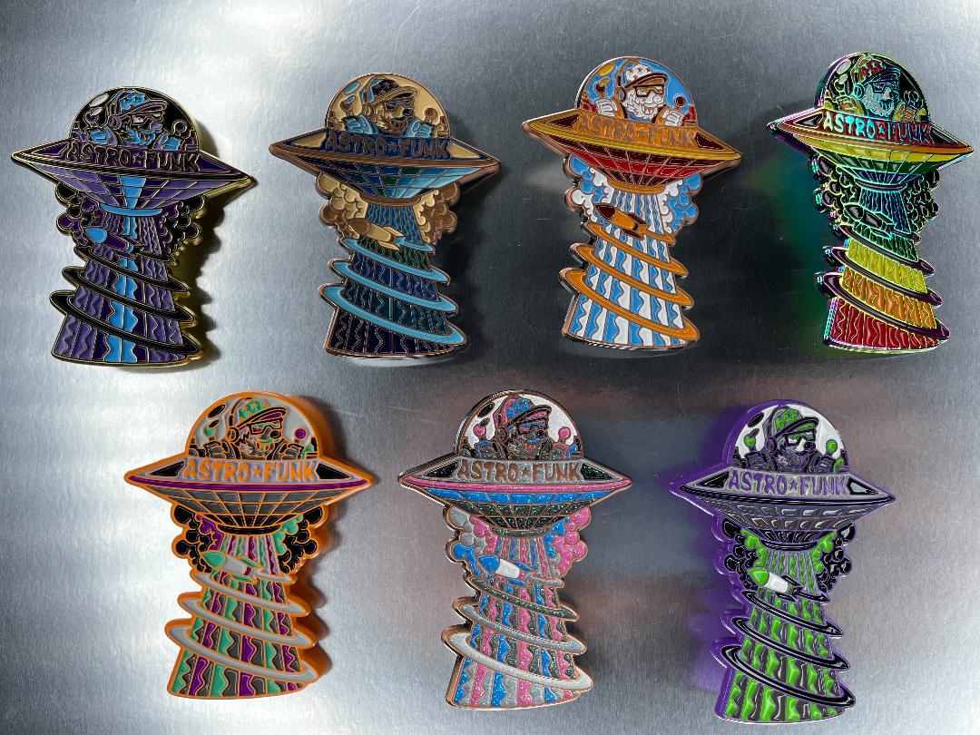 "Astro Funk" Hat Pin SET (5150 Dropz Asylum X KB23 PINZ) – KB23 Designz